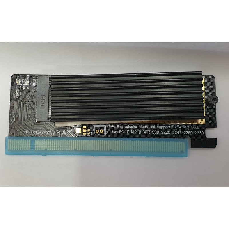 EZDIY-FAB NVMe PCIe Adapter with 12V ARGB Heatsink – M.2 NVMe SSD to ...