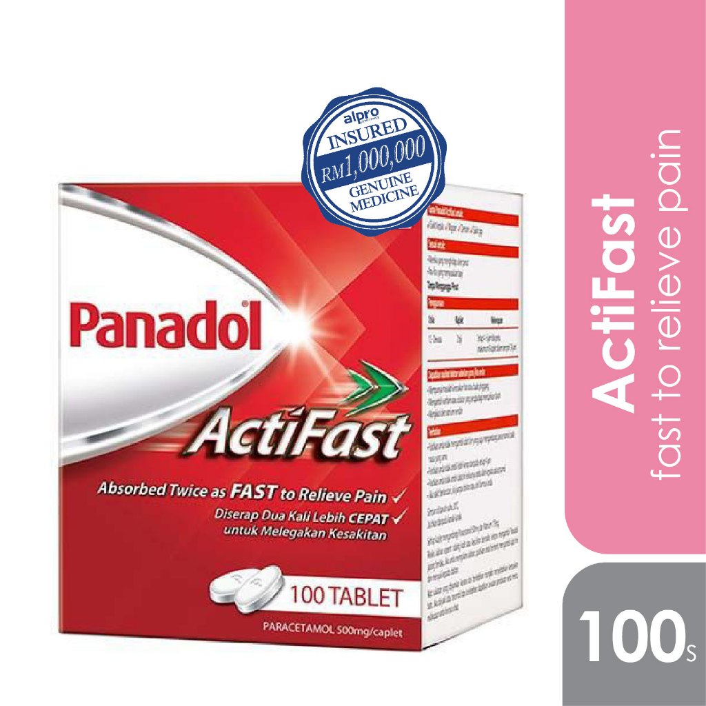 Panadol Actifast 10x10s | Shopee Singapore