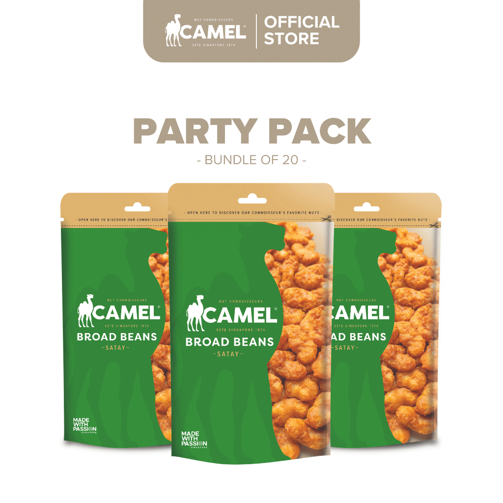 Camel Satay Broad Beans 36g (Bundle of 20) | Shopee Singapore