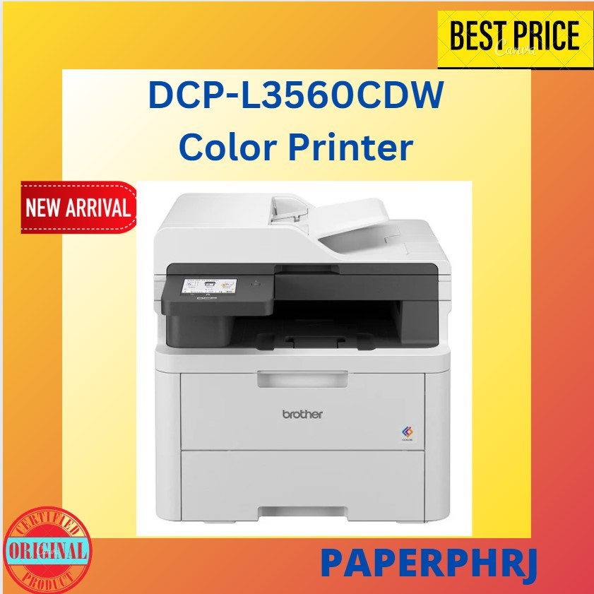 Brother Printer DCP-L3560CDW Laser Compact Color LED Multi function ...