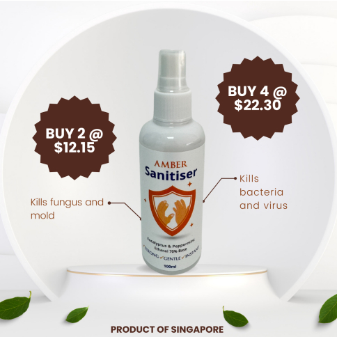 Amber Shield Hand Sanitiser Spray Bundles | Shopee Singapore