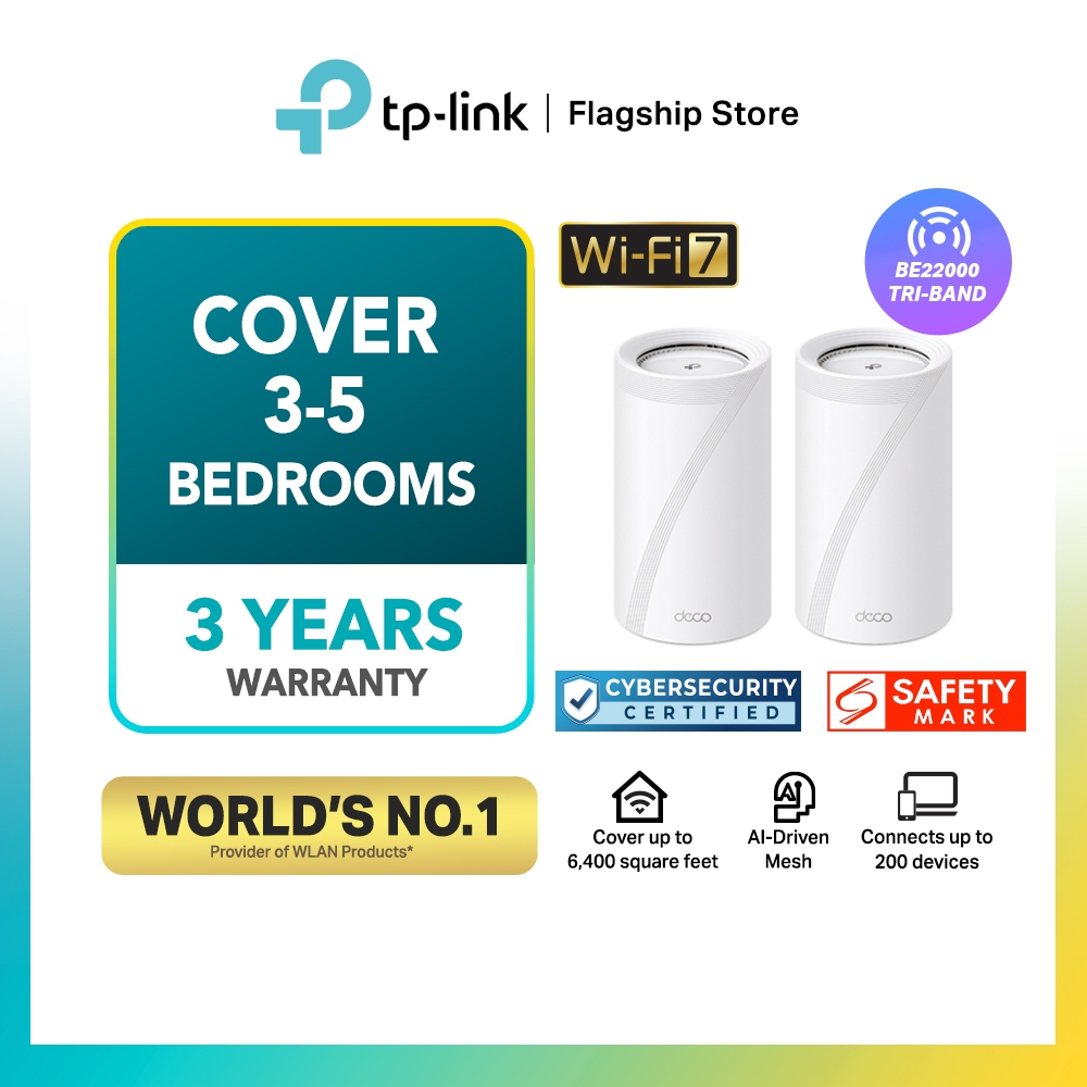 [Top Performance] TP-Link 22Gbps Deco BE85 Tri Band WiFi 7 BE22000 ...