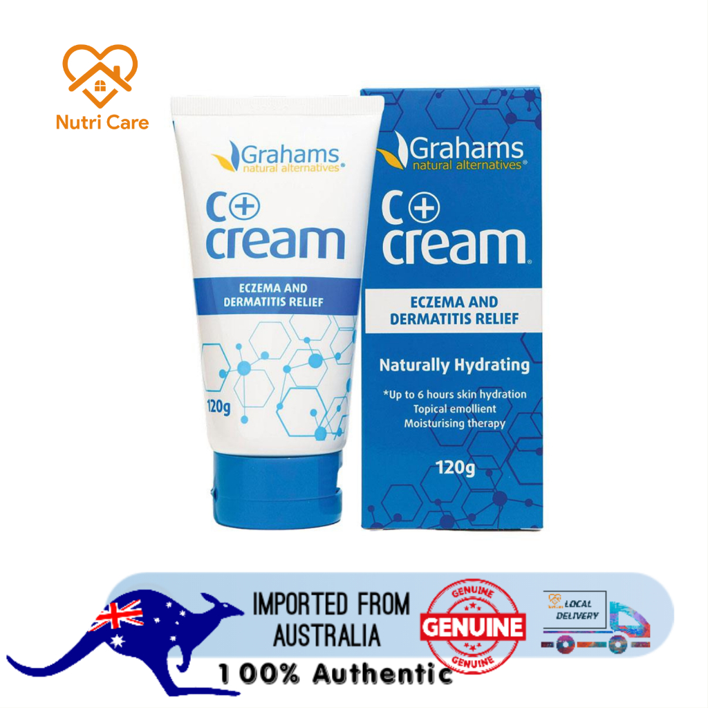 Grahams C+ Plus Eczema & Dermatitis Cream 50g & 120g | Shopee Singapore