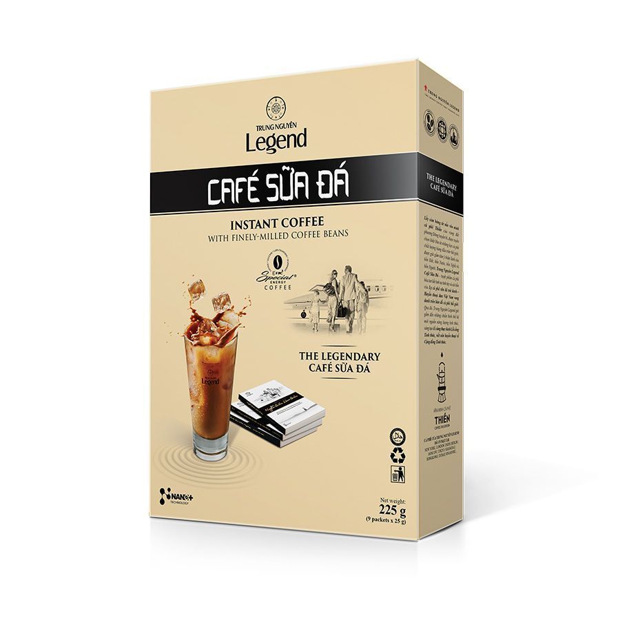 LEGEND Cafe Sua Da Iced Milk Coffee (Trung Nguyen 3in1 Instant Coffee ...