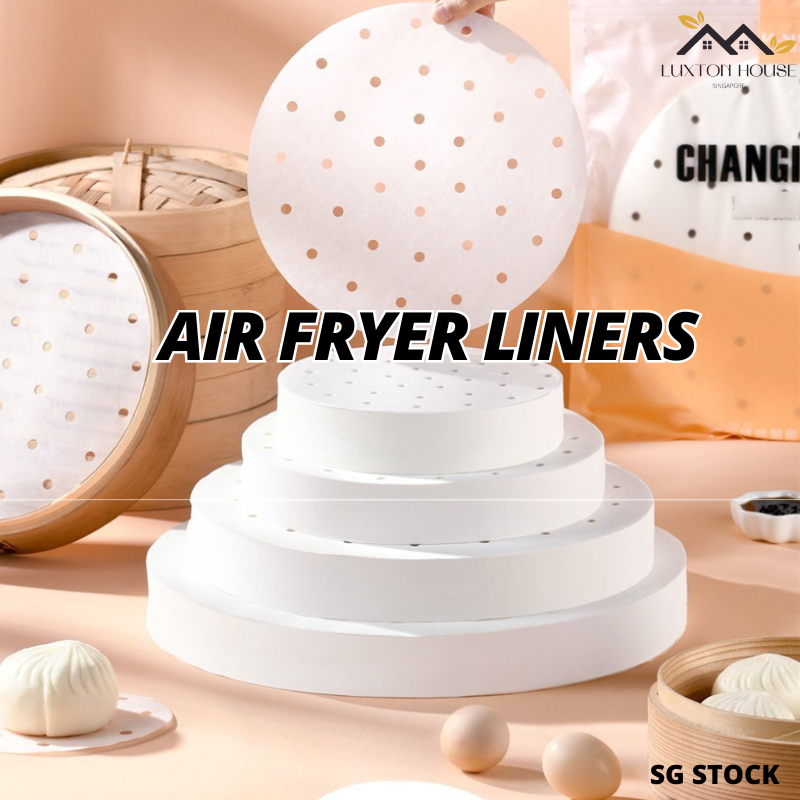 {SG} 100PCS Steaming Paper Baking Paper for Oven Dim Sum White Steamer ...