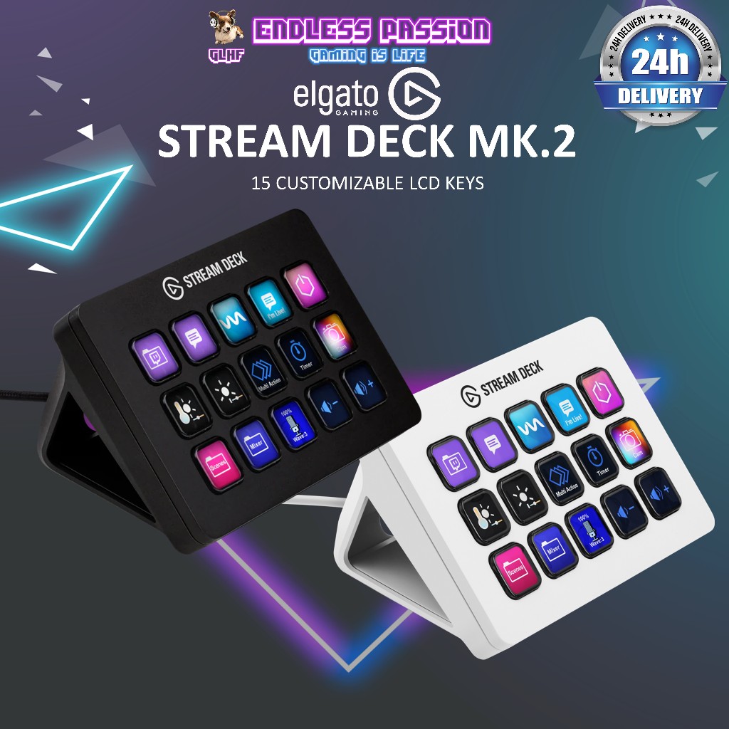 Elgato Stream Deck MK.2 – Studio Controller, 15 macro keys | Shopee ...