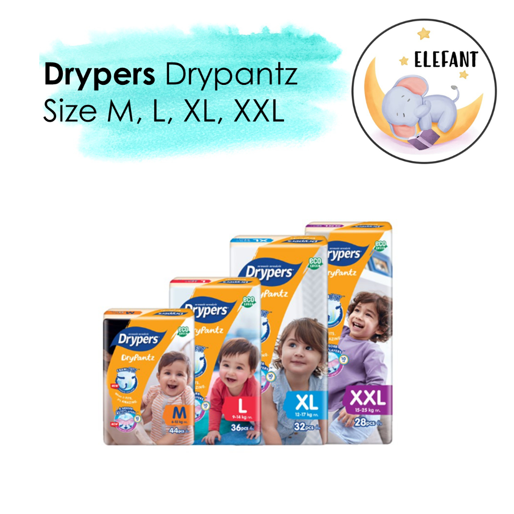 [Single Pack] Drypers Drypantz (Size M/L/XL/XXL) | Shopee Singapore