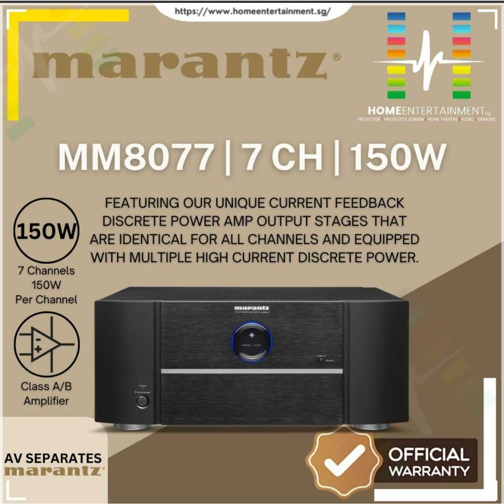 Marantz MM8077 | 7 Channel Power Amplifier with 150W [OFFICIAL WARRANTY ...