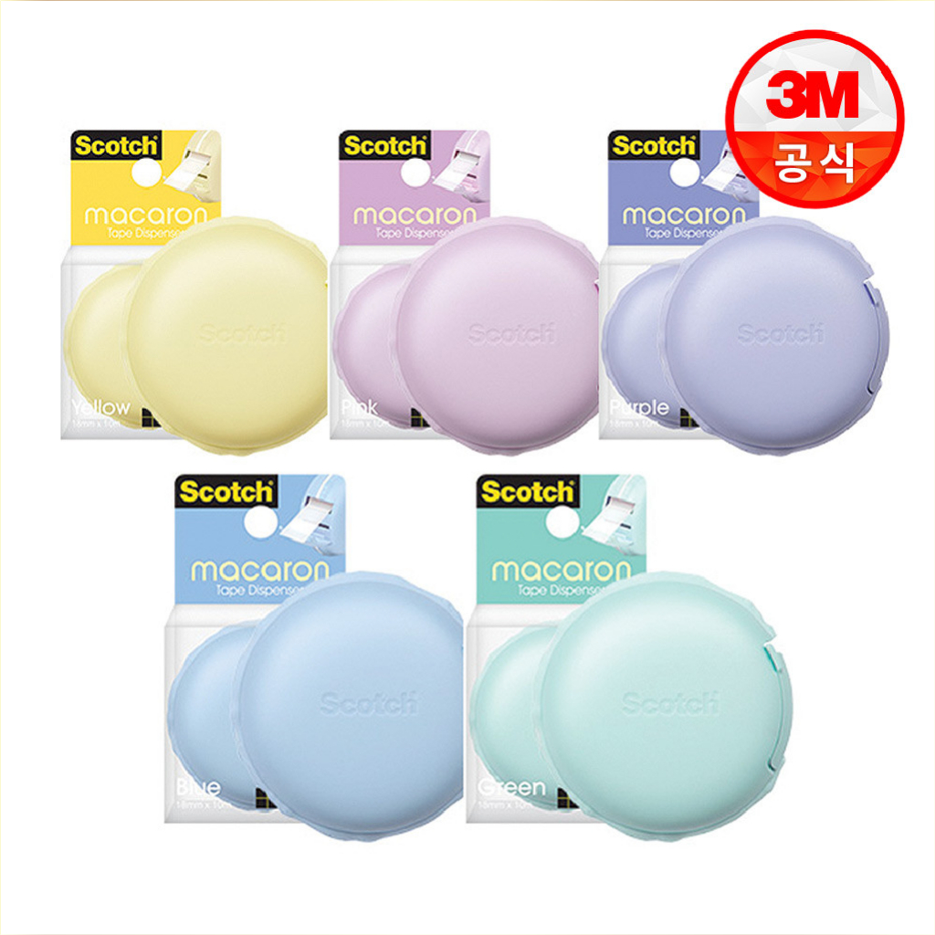 3M Scotch Magic Tape Macaron Dispenser 18mm × 10M | Shopee Singapore