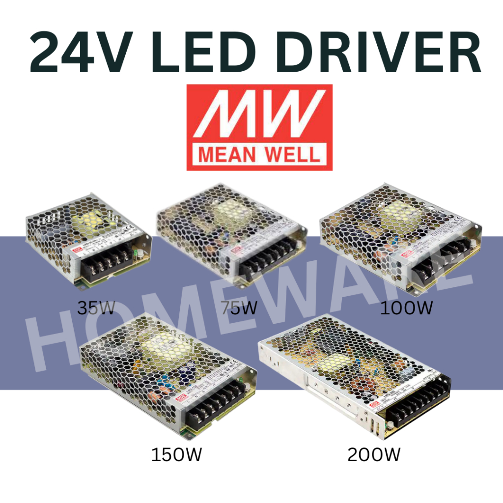 Premium MW Mean Well LED Driver 24V High Quality Power Supply for LED ...