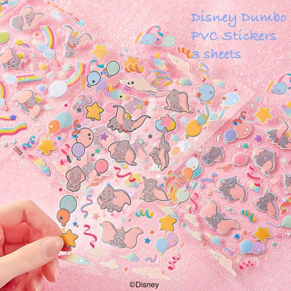 Disney Dumbo PVC Stickers (3 sheets) | Shopee Singapore