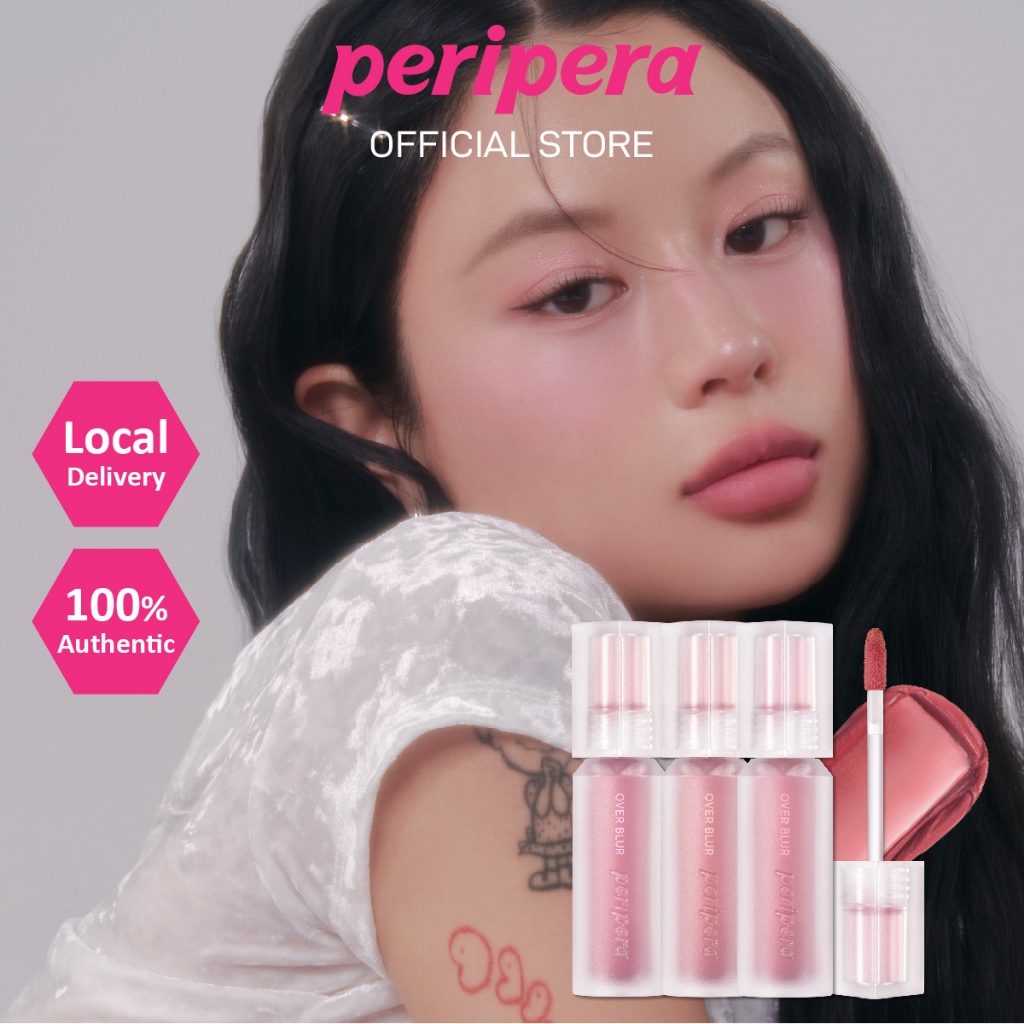 [PERIPERA] Over Blur Tint Lip Tint 3.5g (Matte | Blur Lip tint ...