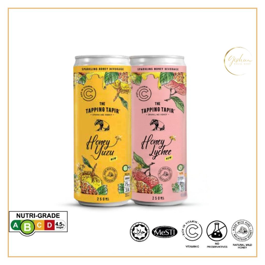 The Tapping Tapir Carbonated Soda Drink Honey Natural Honey Lemon Honey ...