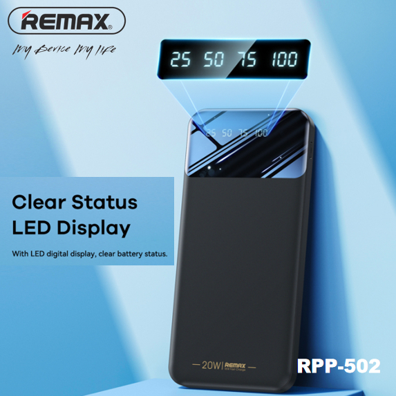 REMAX PD20W RPP-502 Small Size AWEI P10K 10000mAh Fast Charging Slim ...
