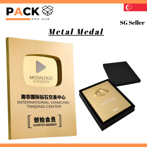 Creative metal embossed medals, custom authorized plates, gold medals ...