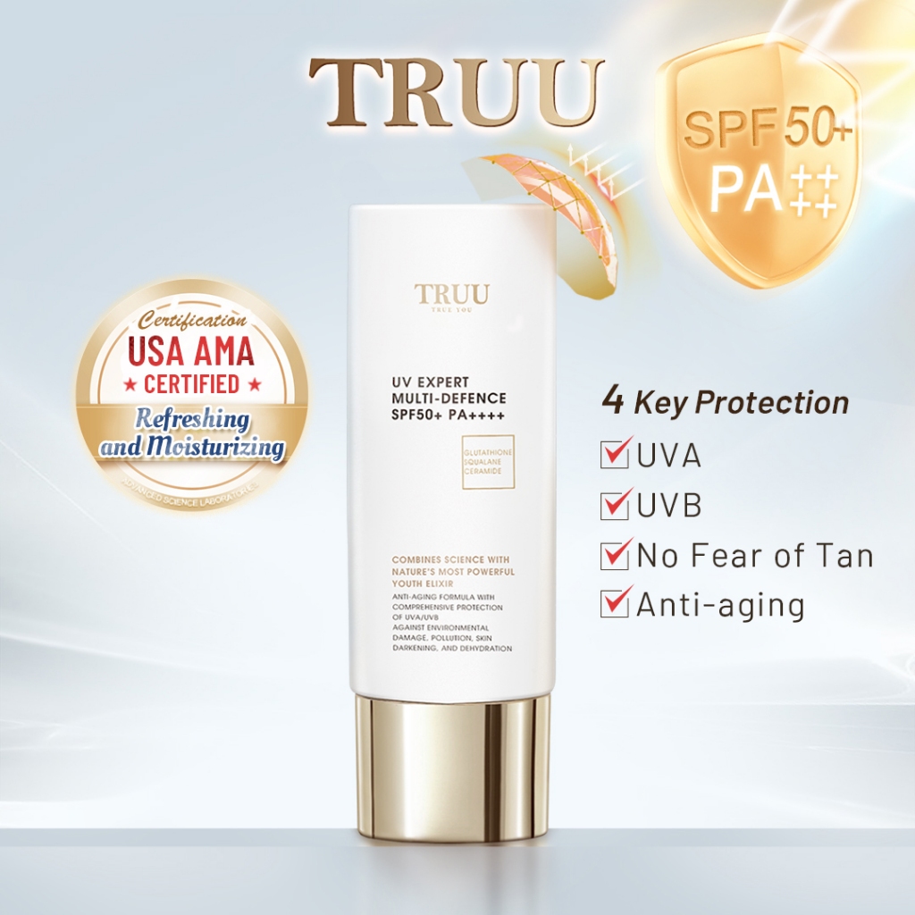 TRUU UV Expert Multi-Defence Aqua Fluid SPF50+ PA++++ 50ML sunscreen ...