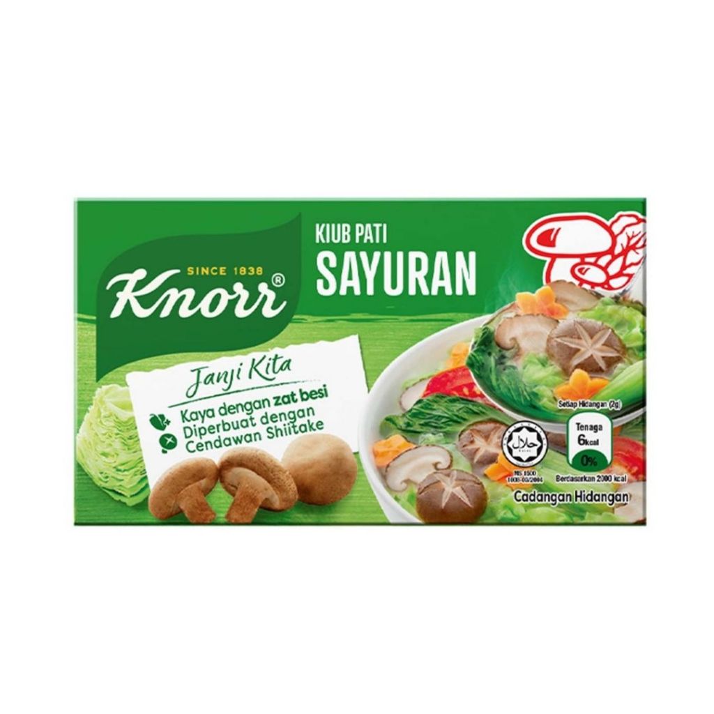 Knorr, Vegetable Kiub Pati, 60 g | Shopee Singapore