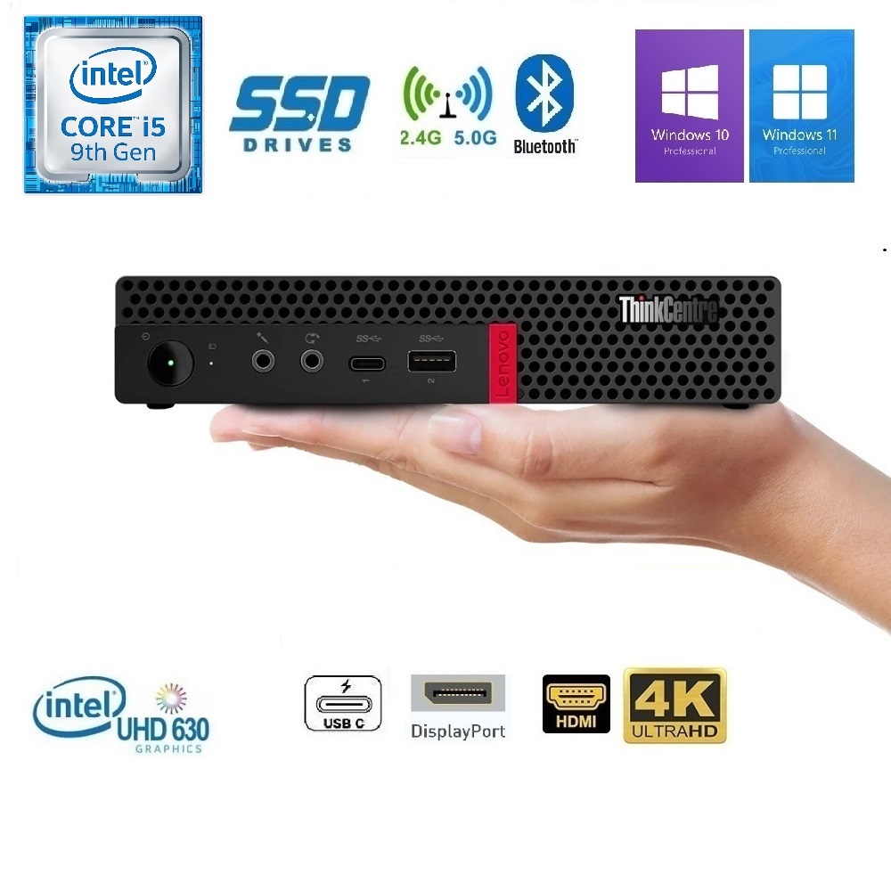 💰🔥 9th Gen Hexa-Core Intel Core i5-9500T 3.7GHz Lenovo ThinkCentre ...