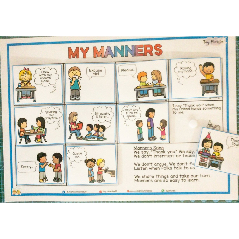 Manners/Kindness/Good and Bad Behaviour (Learning Resources/ Montessori ...