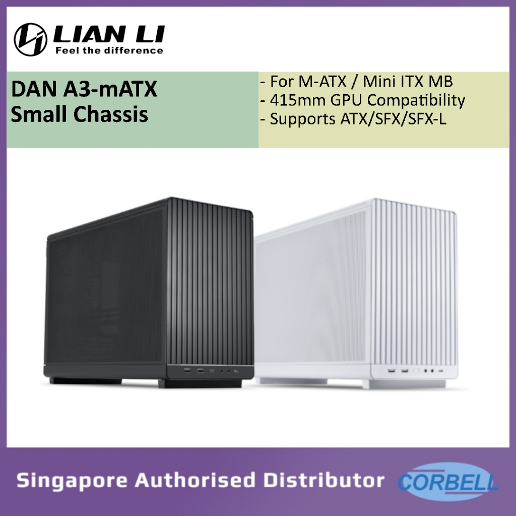 LIAN LI DAN Case A3 mATX small chassis 360mm AIO Layout | 415mm GPU ...
