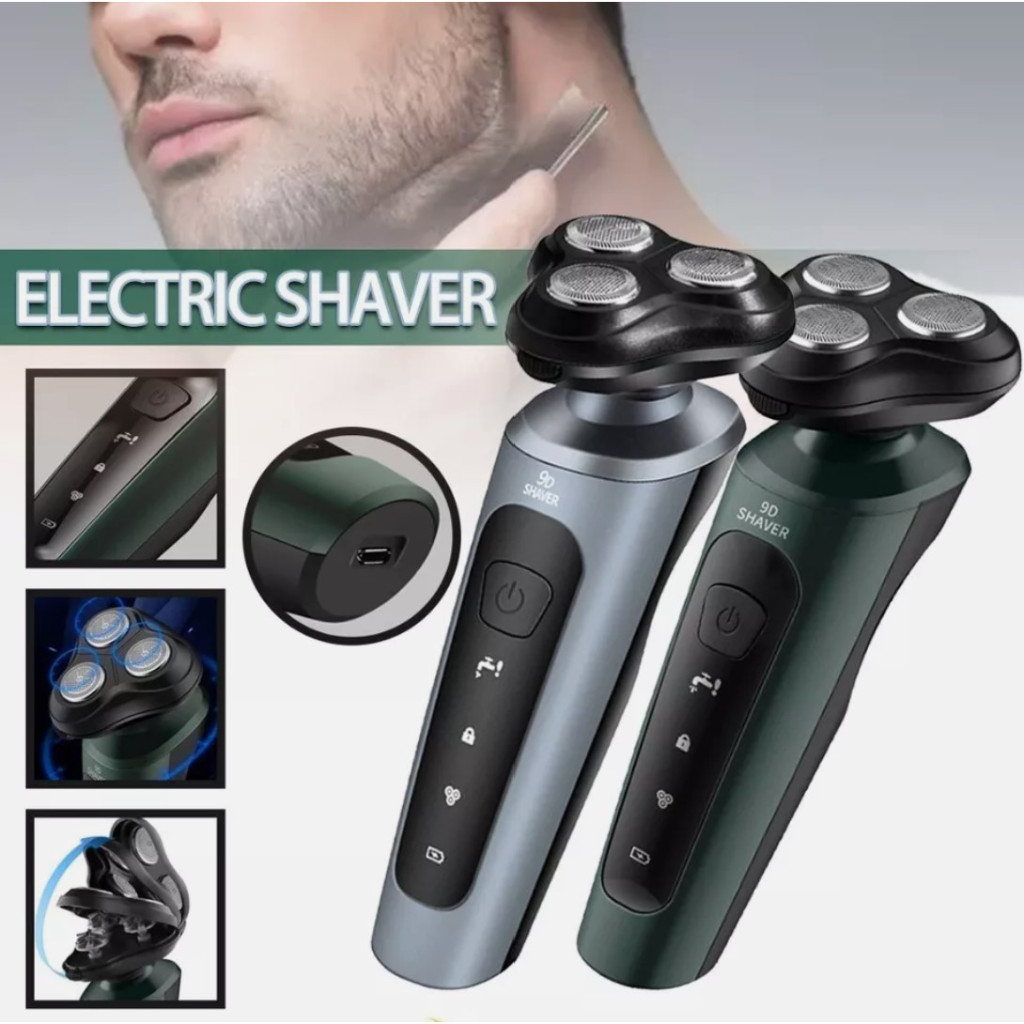 SG🚚 | 9D 4 in 1 Electric Shaver for Men USB Rechargeable Wet Dry ...