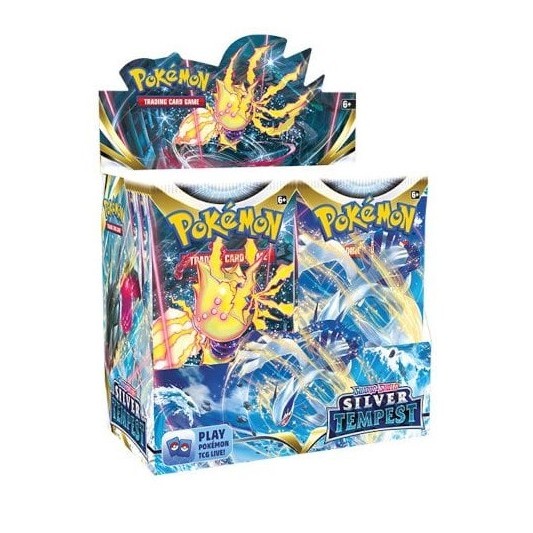 Pokemon TCG: Sword & Shield Set 12 - Silver Tempest - Booster Box (36 Packs) | Shopee Singapore