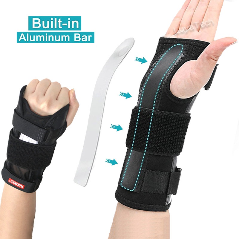 Wrist Brace with Metal Splint for Carpal Tunnel Hand Stabilizer Night ...
