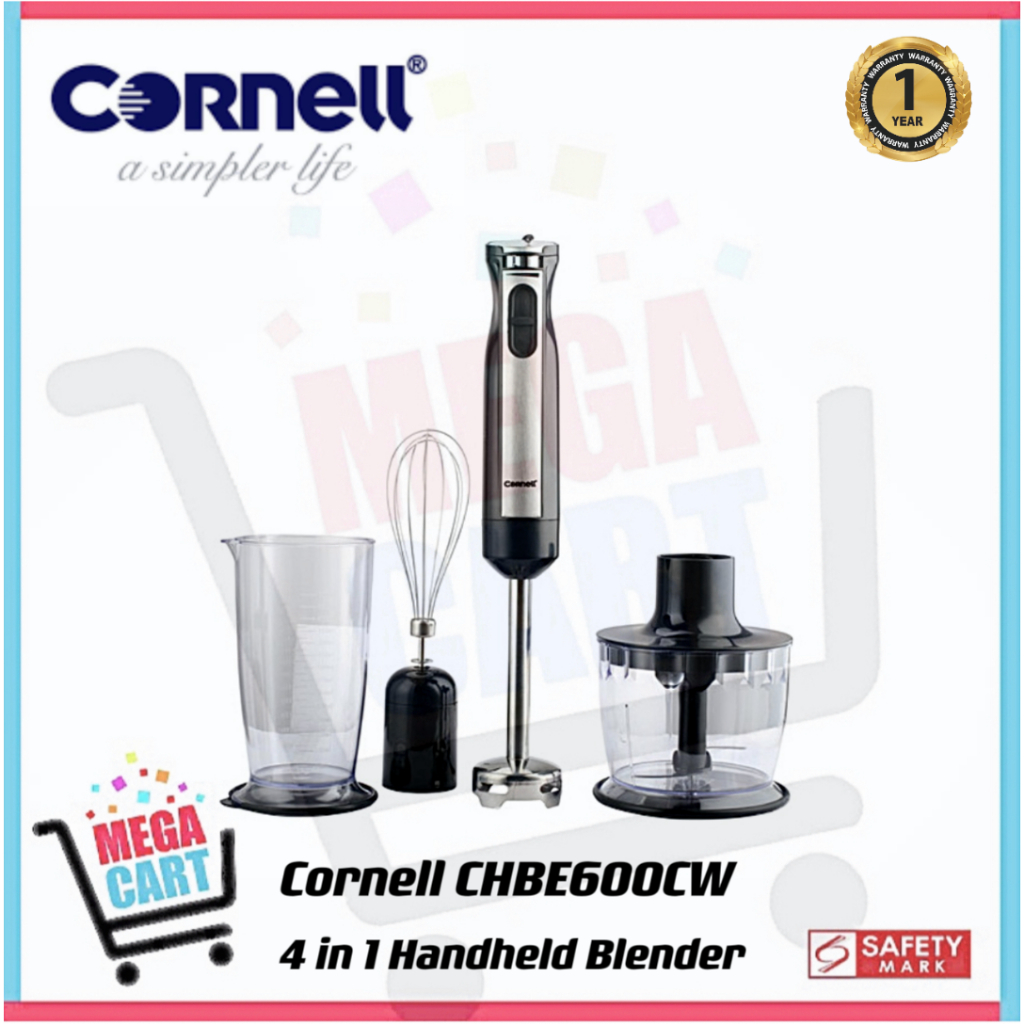 Cornell (4-in-1) Hand Blender 9 Speed Immersion Set CHBE600CW | CHBE ...
