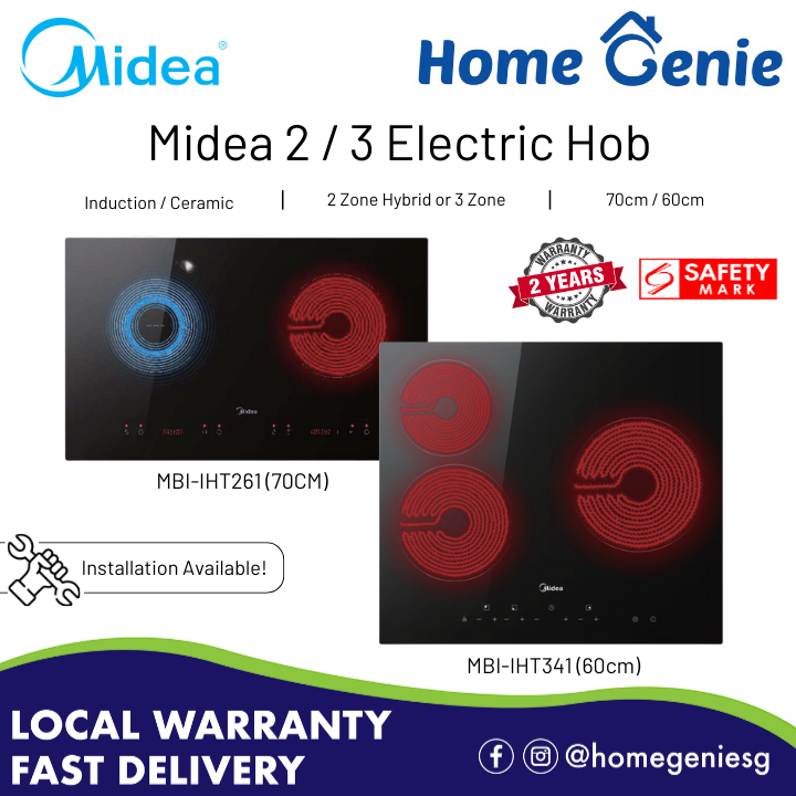 *Installation Available* Midea 2 Zone / 3 Zone Induction Ceramic ...