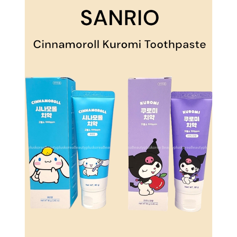 [SANRIO] Fruit-flavored Toothpaste (Cinnamoroll Kuromi) | Shopee Singapore