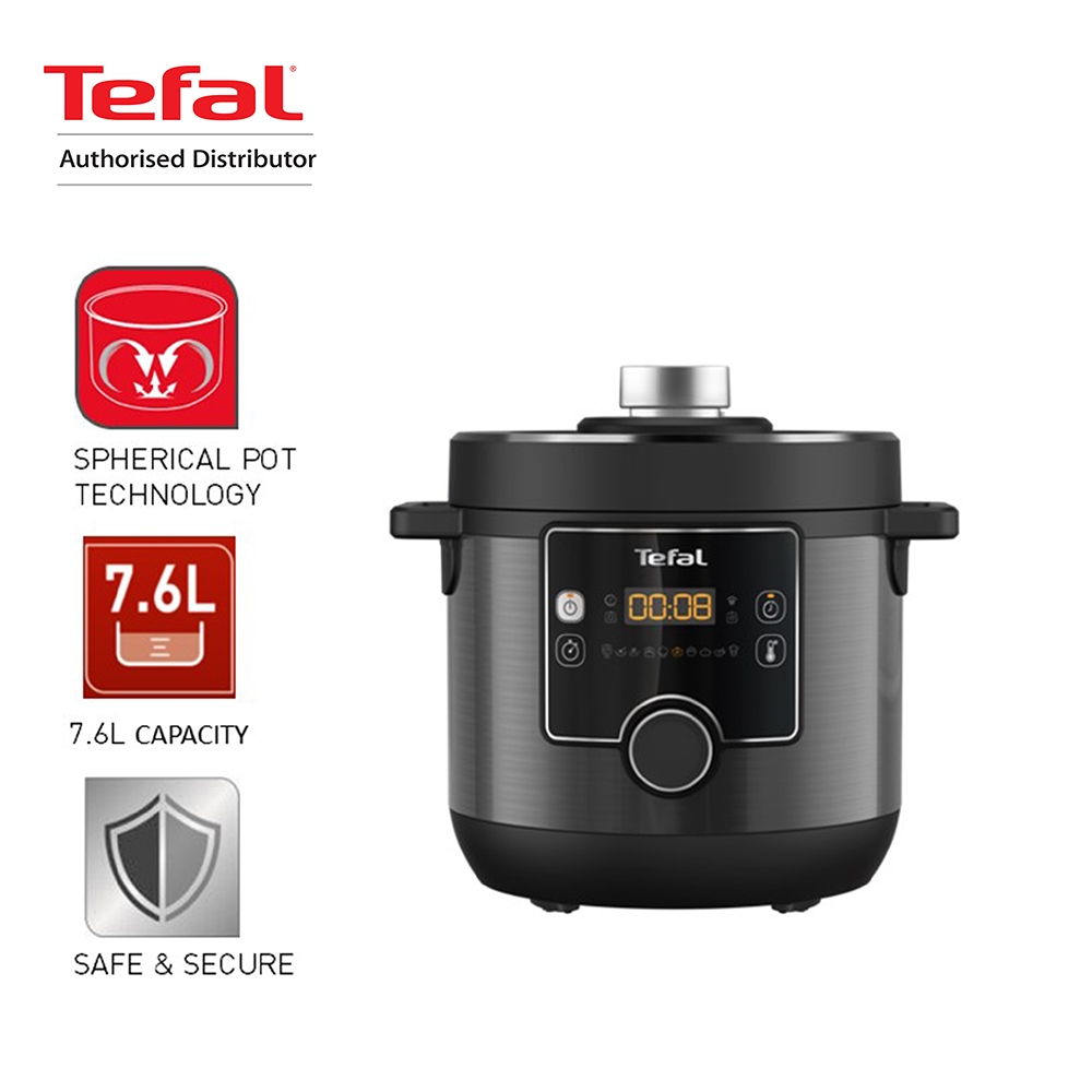 Tefal Turbo Cuisine Maxi Electric Pressure Cooker 7.6L - CY777 | Shopee ...