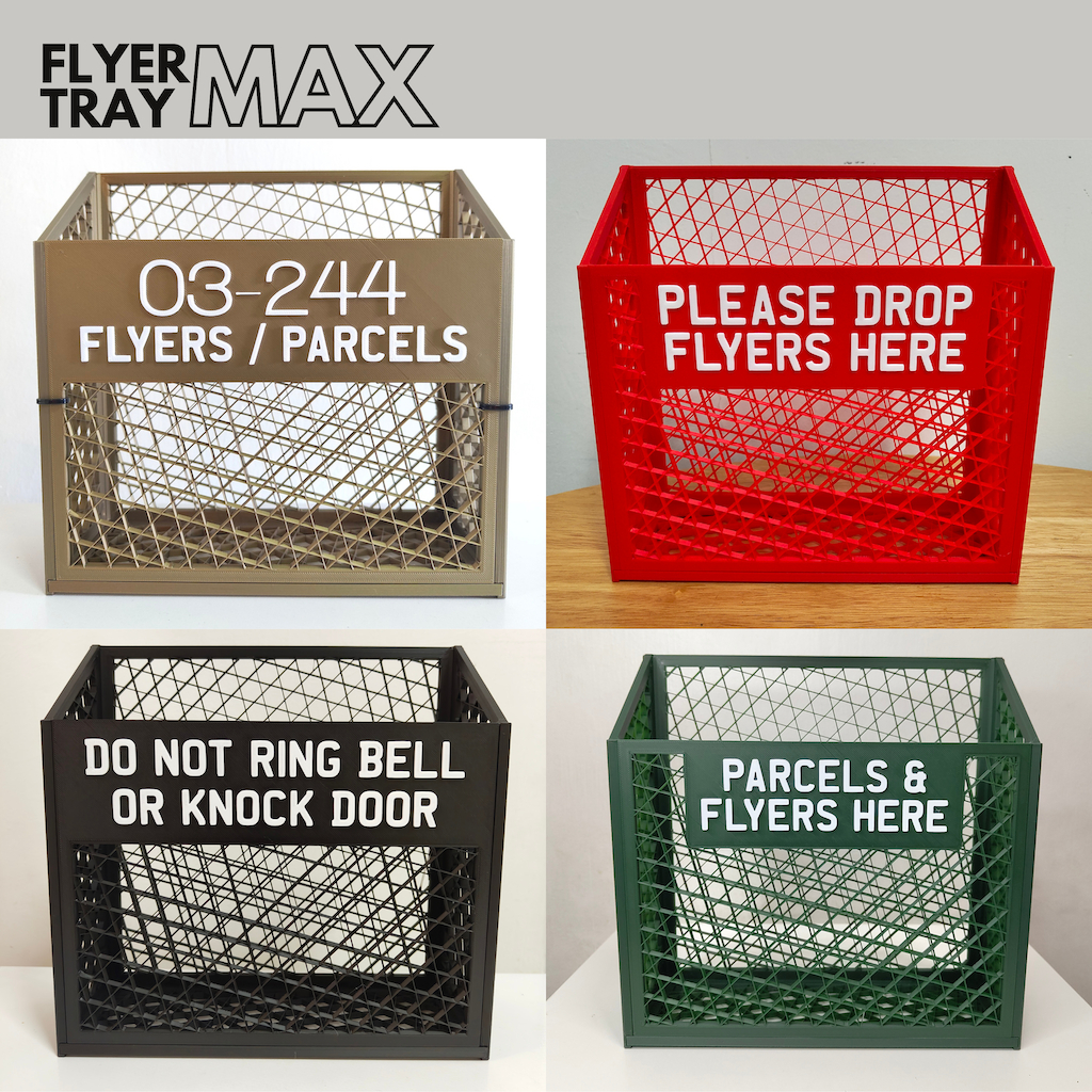 [🇸🇬 Made] HDB Flyer Tray MAX - Leaflet | Brochure | Parcel Box | Holder ...