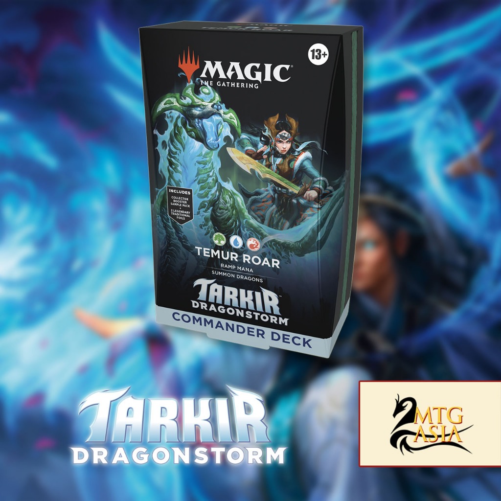 (Ships 4 Apr!) Tarkir Dragonstorm Commander Deck "Temur Roar" English ...