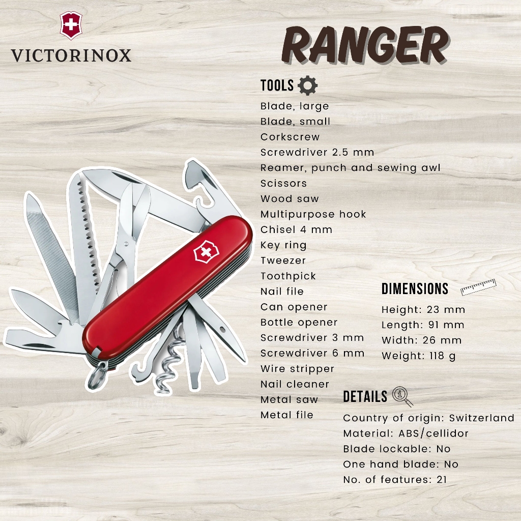 Victorinox Ranger | Multi-tool | Shopee Singapore