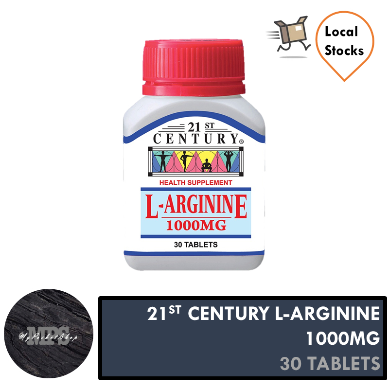21st Century L-Arginine 1000mg (30s) | Shopee Singapore