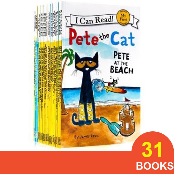 [SG Stock] Pete the Cat I Can Read My First Reading books (31 books) | Shopee Singapore