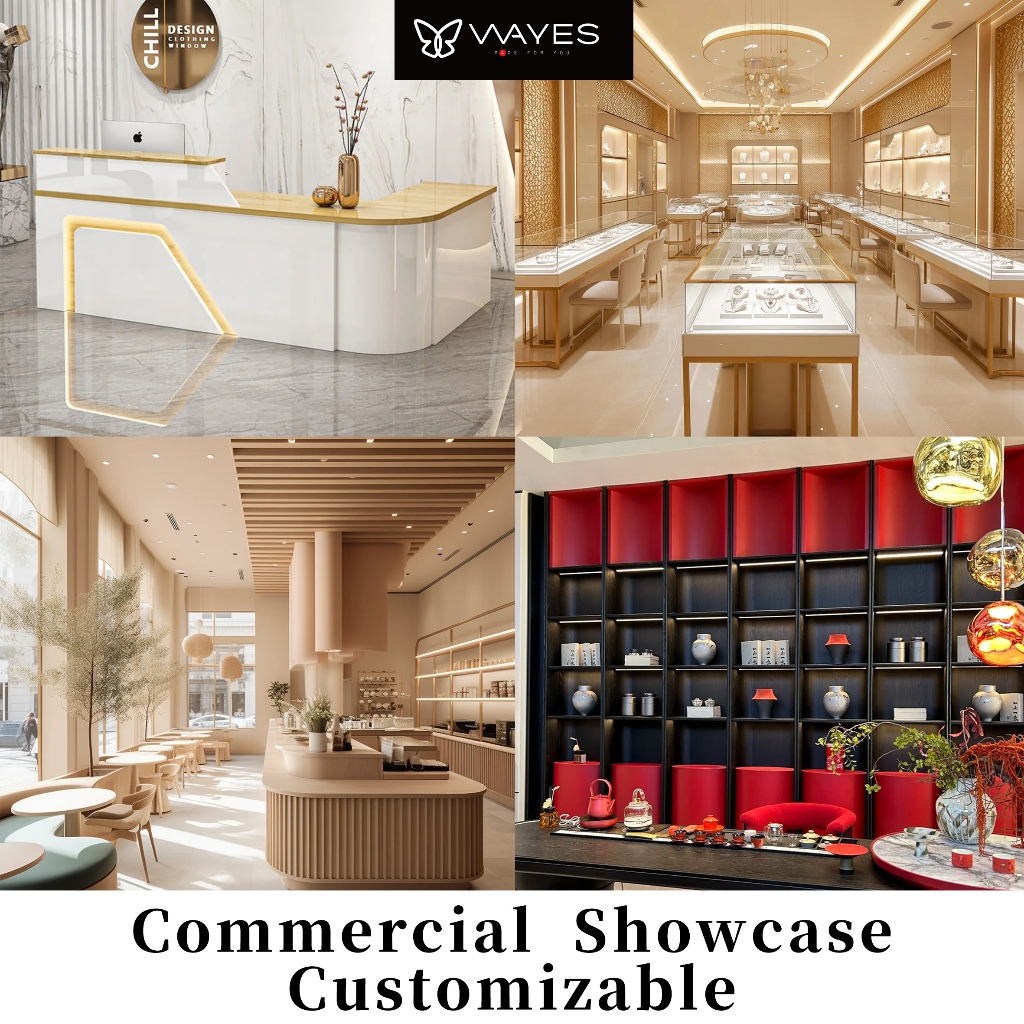 Commercial Showcase customizable-All retail store Display Cabinet ...