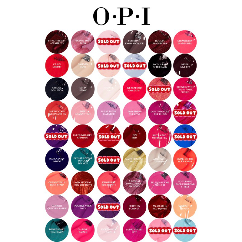 OPI Nail Polish (Infinite Shine Series) - 100% Authentic (FULL SIZE ...