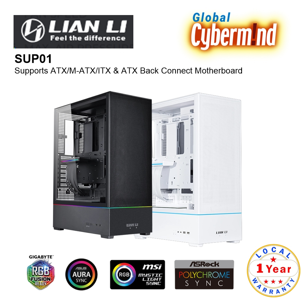 LIAN LI SUP01 Small Tower Case (Supports ATX/M-ATX/ITX ATX Back Connect ...