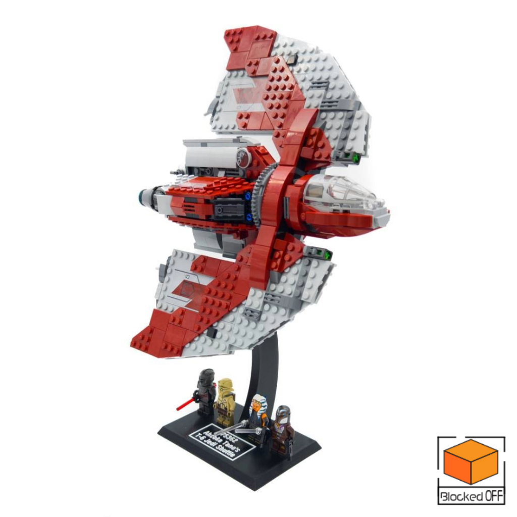 Display Stand for Lego Star Wars Ahsoka Tano's T6 Jedi Shuttle (75362 ...