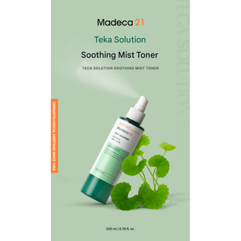 MADECA 21 TECA SOLUTION SOOTHING MIST TONER200ml | Shopee Singapore