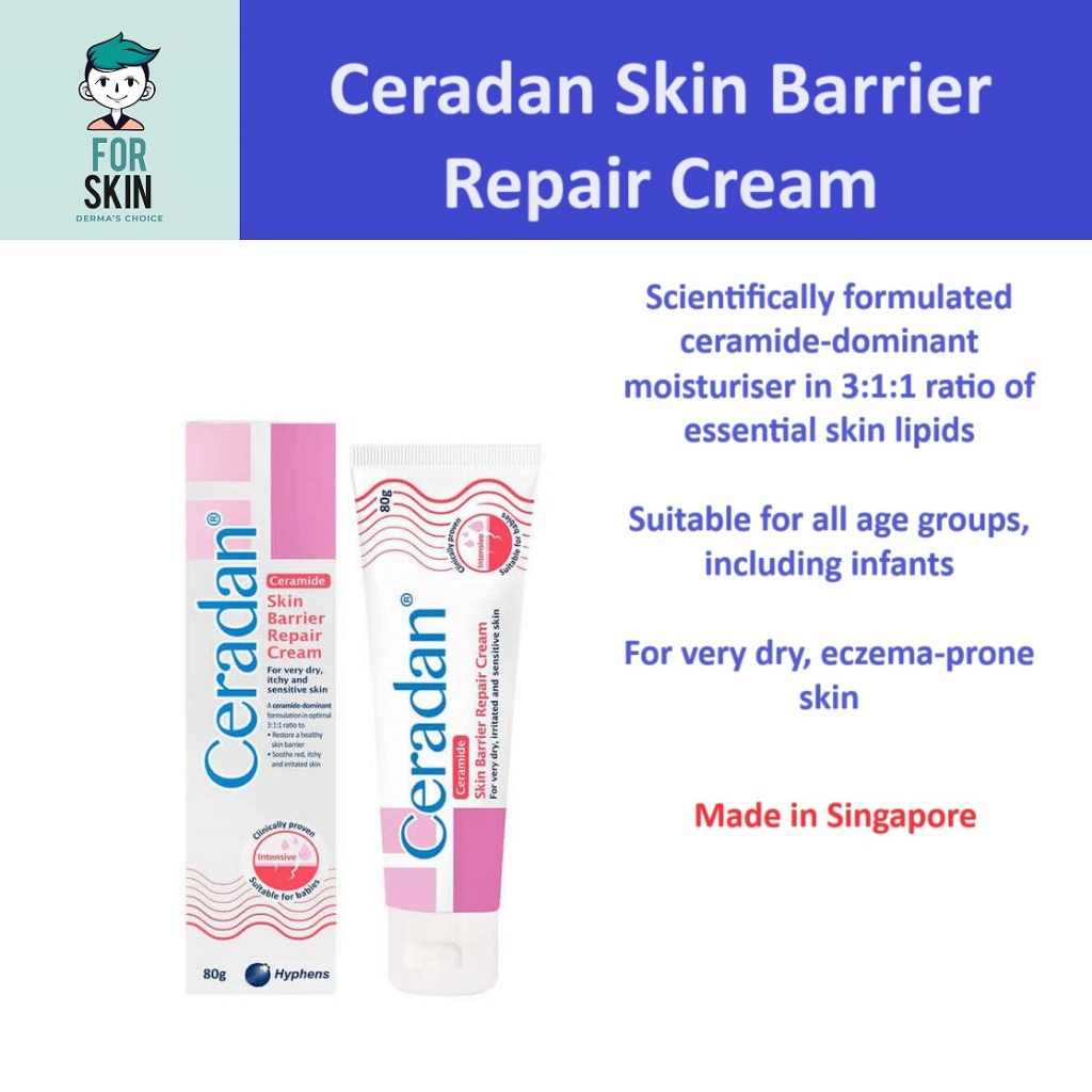 Ceradan Skin Barrier Repair Cream - Ceramide-dominant moisturiser with ...