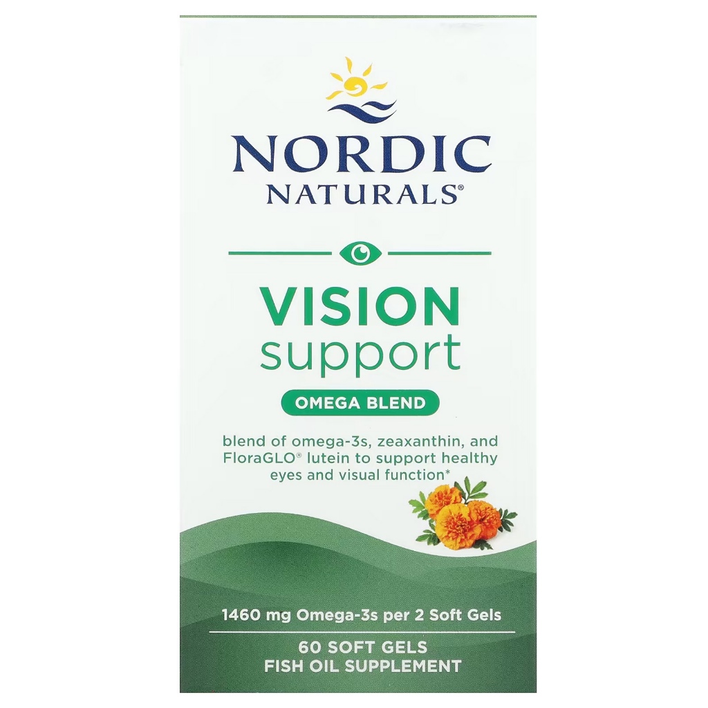 Nordic Naturals Vision Support Zeaxanthin and FloraGlo Lutein 60 ...