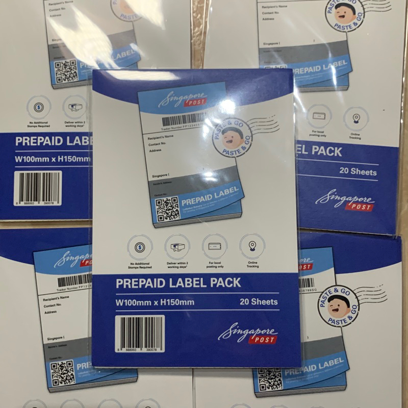 [Wholesale Price] SingPost Tracked Letterbox Prepaid Label Basic ...