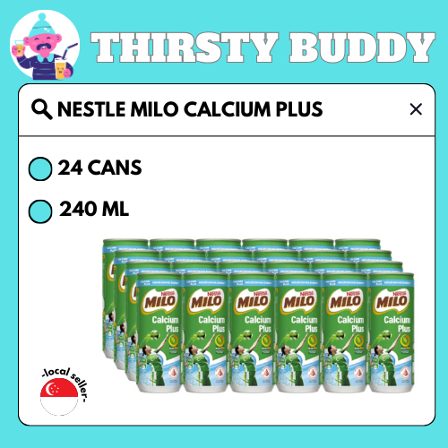 [Bulk | Wholesale Price!] Nestle Milo Calcium Plus (24 x 240ml ...