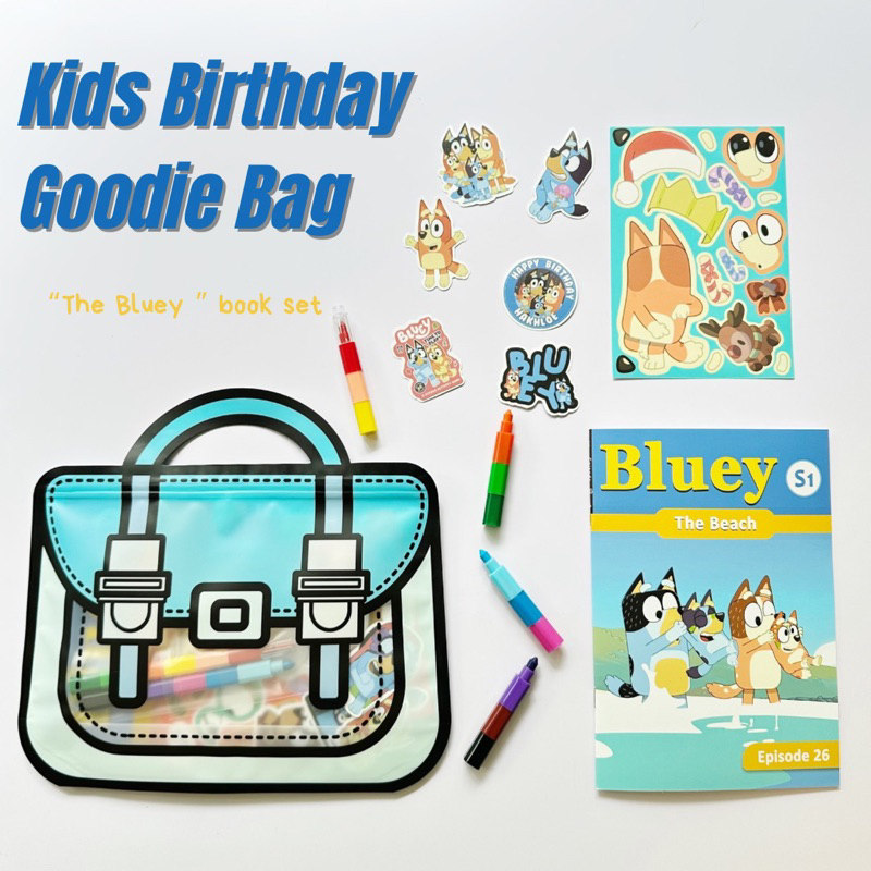 [SG Seller]Kids Birthday bluey book Goodie bag Return Gifts return ...