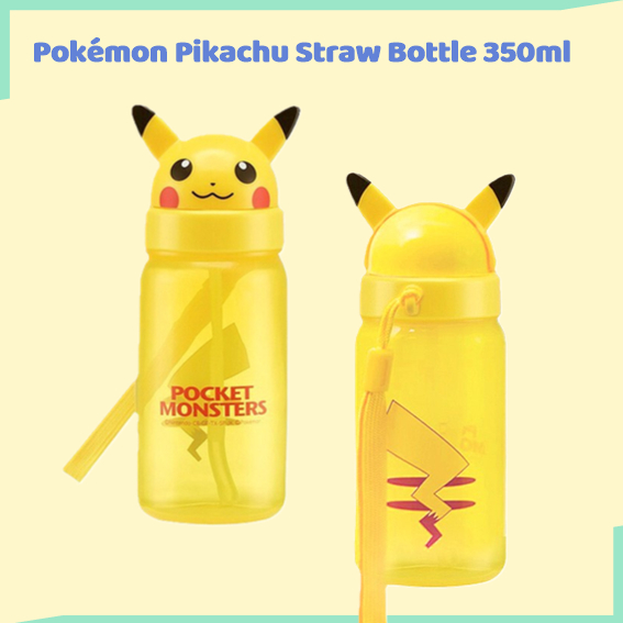 Pokémon Pikachu Straw Bottle, Pokémon Water Bottle, Children Water ...