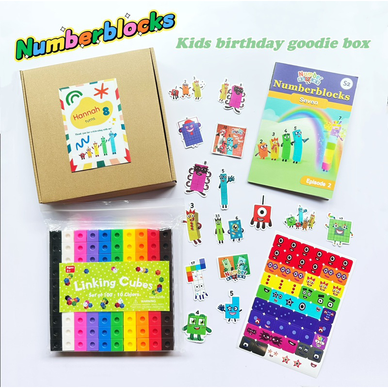 [SG Seller] Kids Birthday numberblocks number blocks Goodie box Return ...