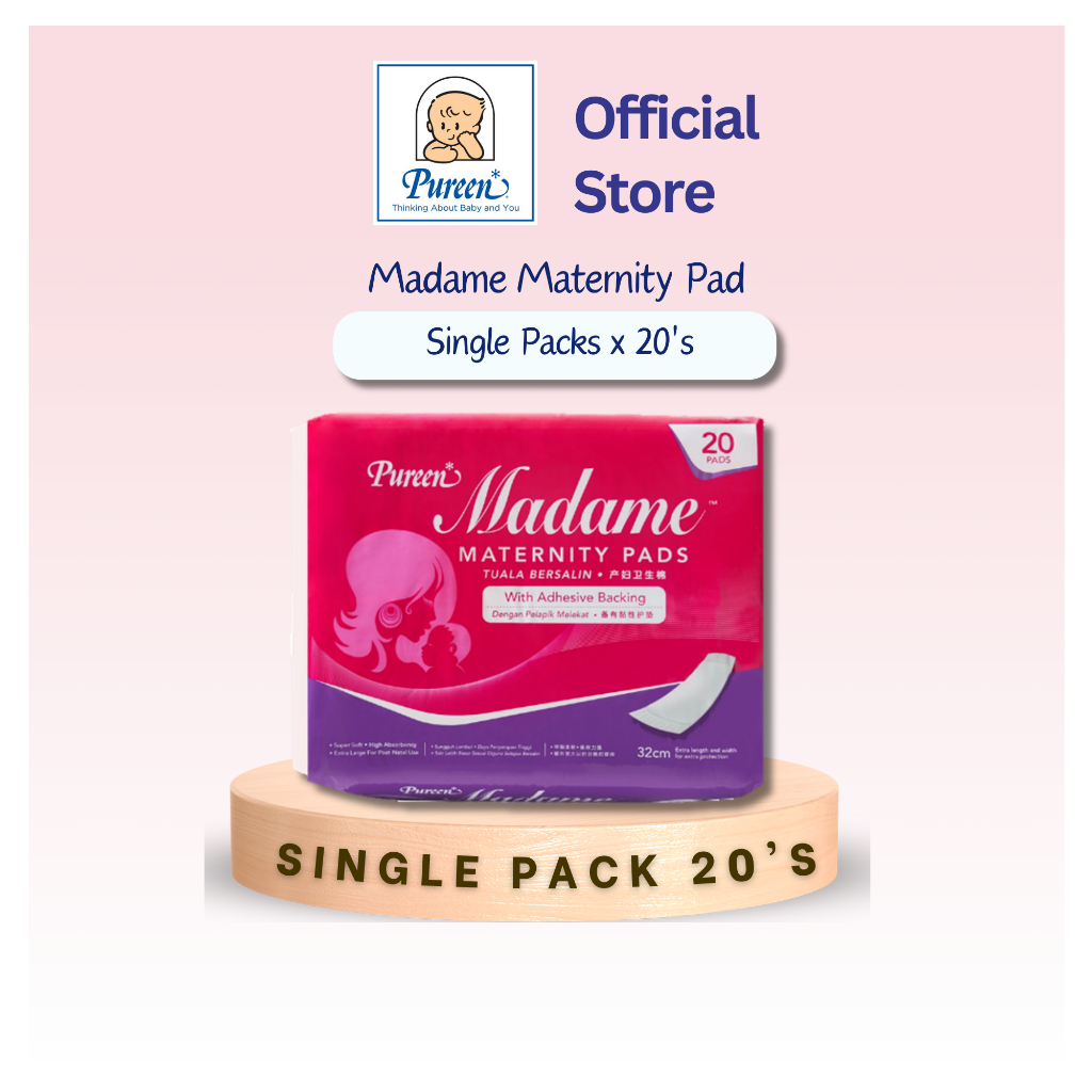 Pureen Madame Maternity Pad 20's | Shopee Singapore