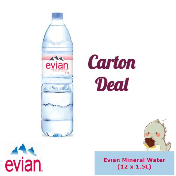 Evian Mineral Water 12 x 1.5L | Shopee Singapore